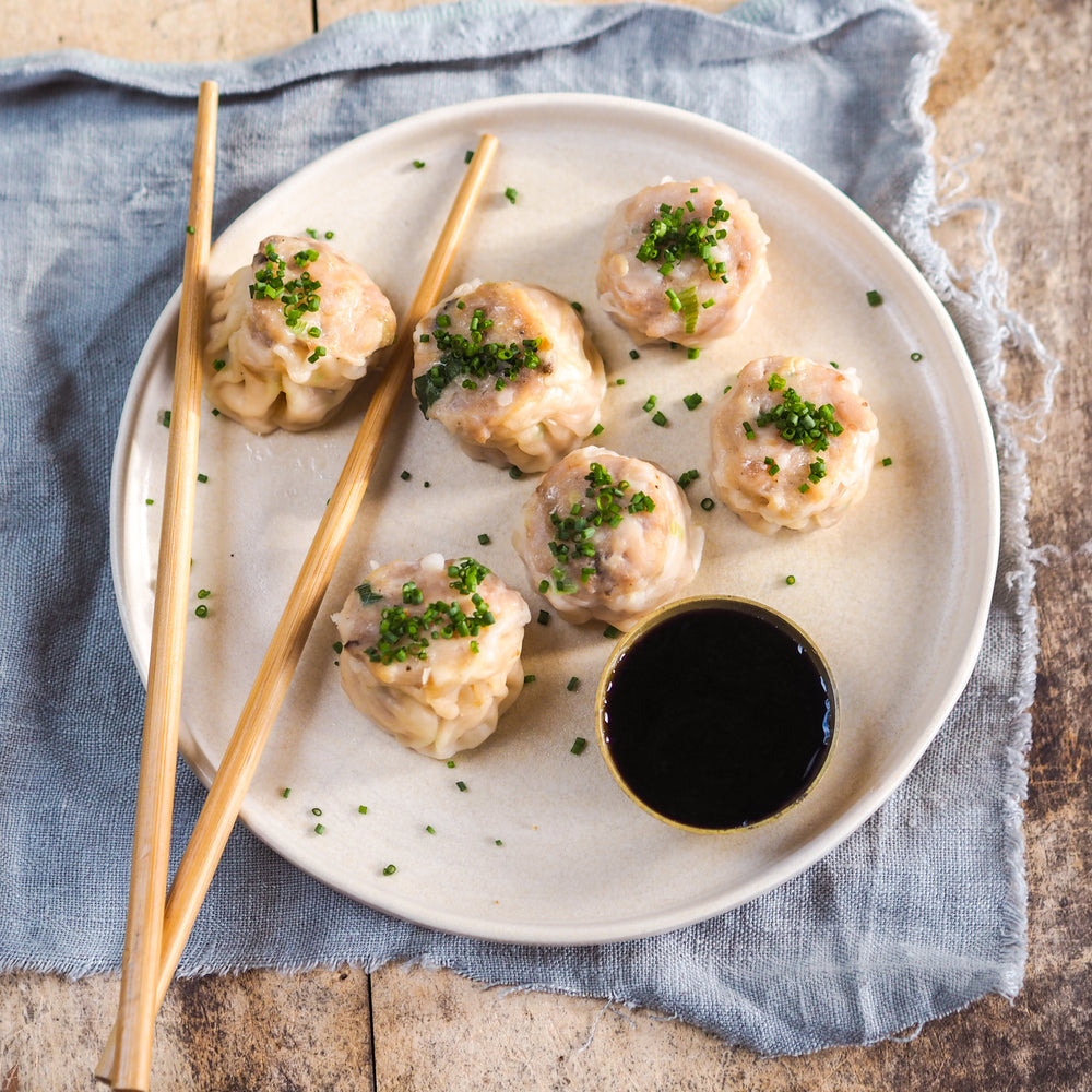 Chicken and Prawn Siu Mai 鸡肉鲜虾烧卖 (4 Pcs)